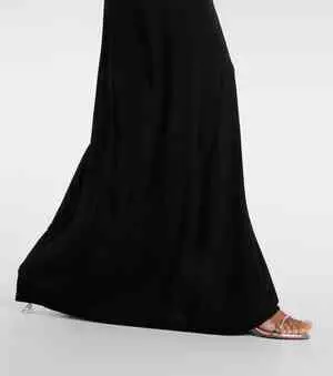 Christopher Esber Bezel Quartz Maxi Skirt - Black