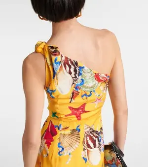 Dolce & Gabbana Capri Printed Silk-blend Midi Dress