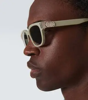 Dior Cd Icon S1i Square Sunglasses - Beige