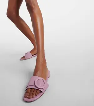 GIANVITO ROSSI Leather Slides