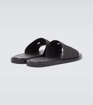 Dolce & Gabbana Cutout Slides - Black