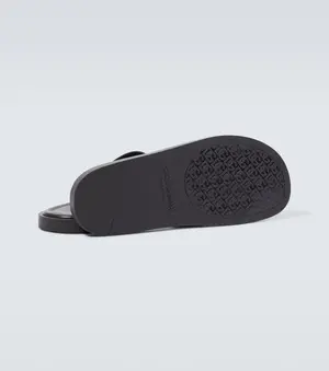 Dolce & Gabbana Cutout Slides - Black