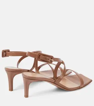 GIANVITO ROSSI Lindsay 55 Leather Sandals