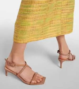 GIANVITO ROSSI Lindsay 55 Leather Sandals