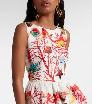 Dolce & Gabbana Capri Printed Silk Midi Dress