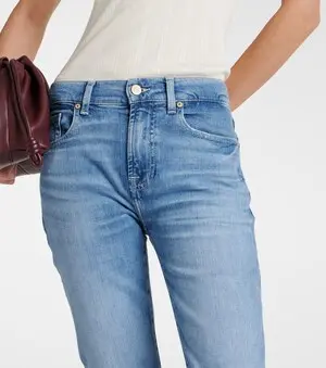 7 For All Mankind Low-rise Slim Jeans