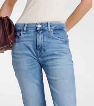 7 For All Mankind Low-rise Slim Jeans