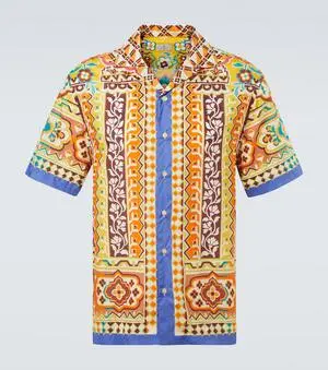 Etro Printed Cotton Bowling Shirt - Multicoloured