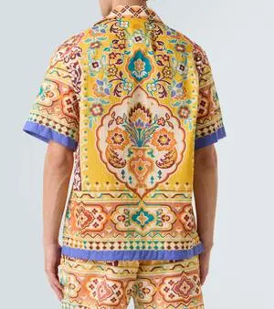 Etro Printed Cotton Bowling Shirt - Multicoloured