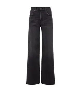 Women's Black Wide Leg Jeans