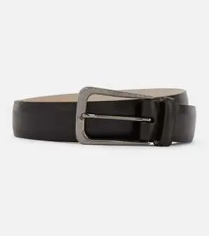 Brunello Cucinelli Leather Belt - Black