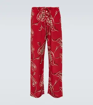 BODE Creeping Begonia Printed Pajama Pants