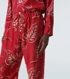 BODE Creeping Begonia Printed Pajama Pants