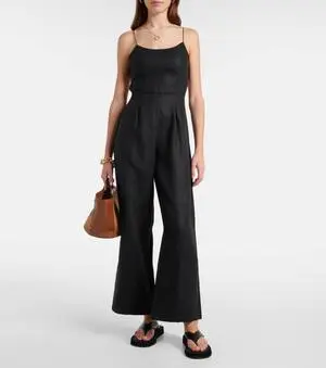Faithfull The Brand Antibes Linen Jumpsuit