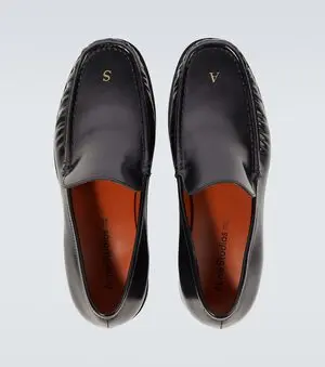 Acne Studios Leather Loafers - Black
