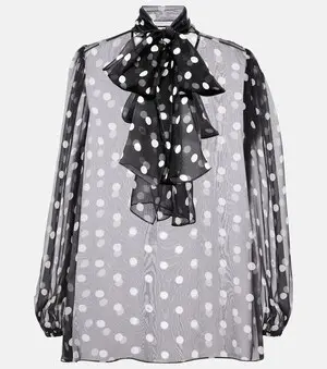 Dolce & Gabbana Polka Dots Blouses