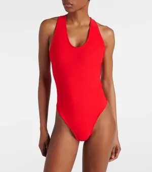 Alaïa Jersey Bodysuit - Red