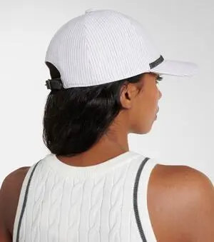 Brunello Cucinelli Linen-blend Baseball Cap - White