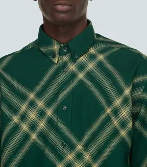 Burberry Check Wool Shirt