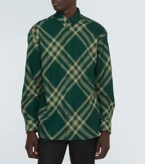 Burberry Check Wool Shirt