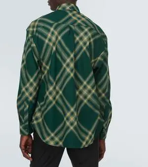 Burberry Check Wool Shirt
