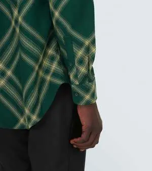 Burberry Check Wool Shirt