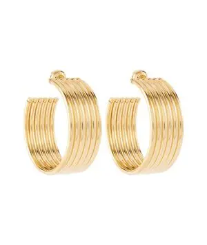 Alaïa Loop Hoop Earrings - Gold