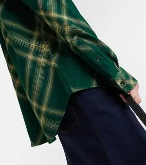 Burberry Checked Wool Shirt