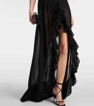 BANANHOT Isabel Ruffled Maxi Dress