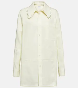 Bottega Veneta Pointed Collar Tops