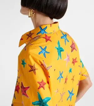 Dolce & Gabbana Capri Printed Cotton Shirt