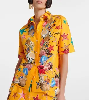 Dolce & Gabbana Capri Printed Cotton Shirt