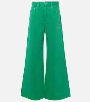 Women's Green Bootcut Jeans