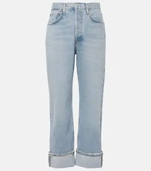 AGOLDE Fran Mid-rise Straight Jeans