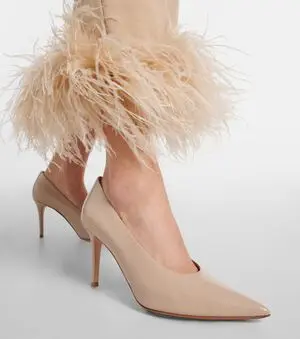 GIANVITO ROSSI Robbie Leather Pumps