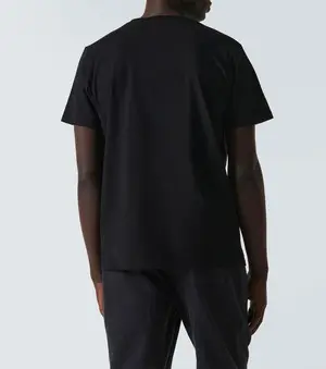 FRAME Logo Cotton Jersey T-shirt - Black