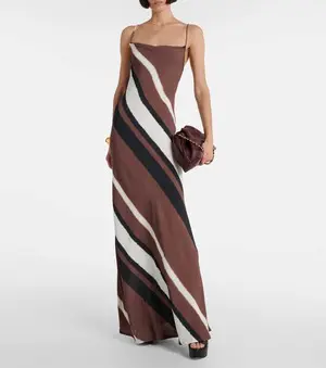 Faithfull The Brand Sisudo Striped Maxi Dress