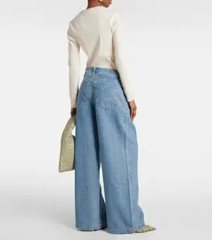 AGOLDE Ellis Mid-rise Wide-leg Jeans