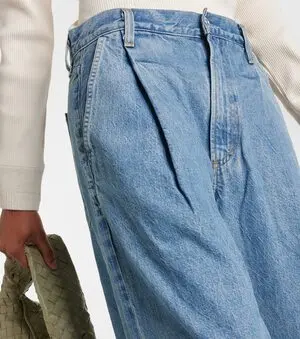 AGOLDE Ellis Mid-rise Wide-leg Jeans