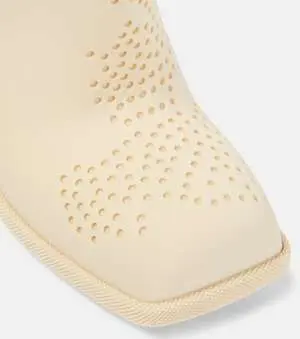 Burberry Highland Rubber Mules - Beige