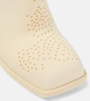 Burberry Highland Rubber Mules - Beige