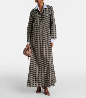 Dries Van Noten Printed Maxi Dress