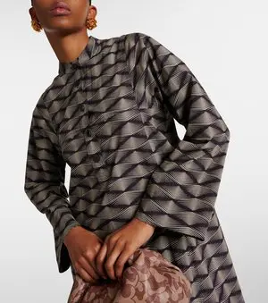 Dries Van Noten Printed Maxi Dress