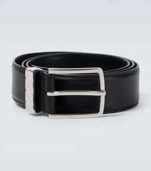 Bottega Veneta Leather Belt - Black