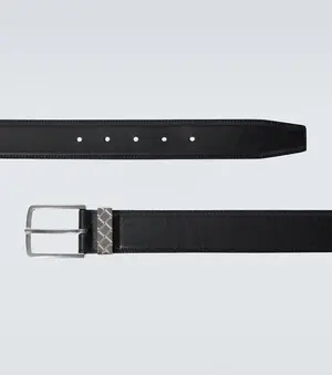 Bottega Veneta Leather Belt - Black