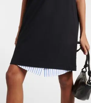 Dries Van Noten Cotton Jersey Midi Dress