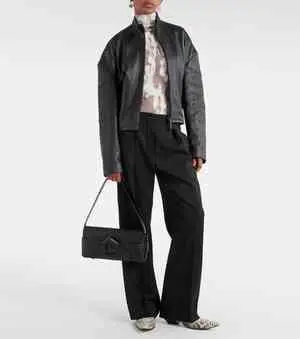Acne Studios Musubi Leather Shoulder Bag