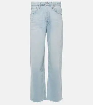 AGOLDE Ren High-rise Wide-leg Jeans - Blue