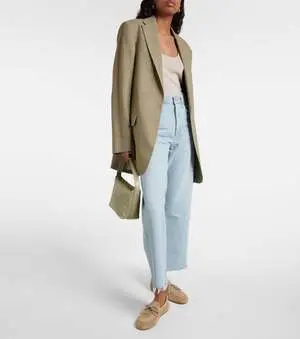 AGOLDE Ren High-rise Wide-leg Jeans - Blue