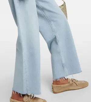 AGOLDE Ren High-rise Wide-leg Jeans - Blue